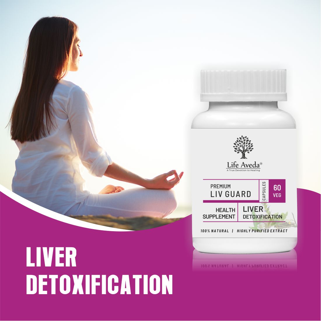 Life Aveda Premium Liv Guard - Herbal Remedies for Fatty Liver and ...