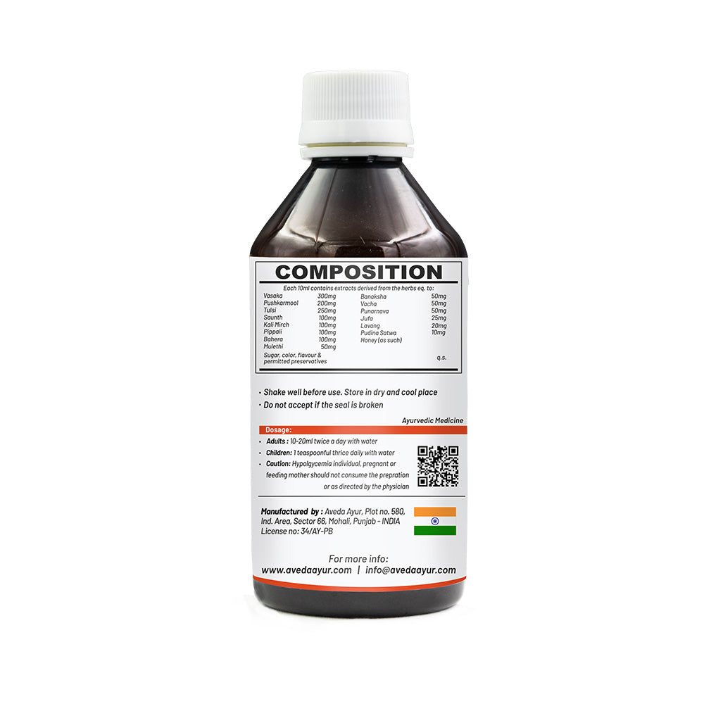 Respire Syrup helps in Treating Cold, Cough & Bonchitis | Life Aveda